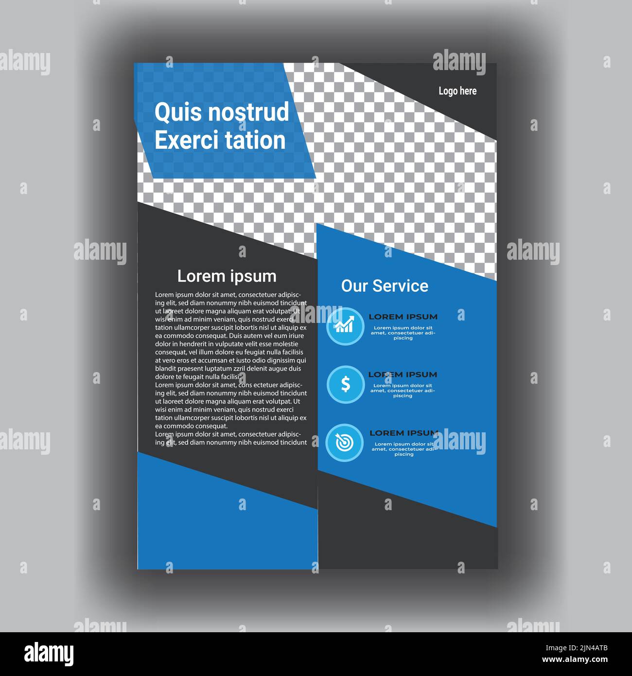 poster flyer pamphlet brochure cover design layout space for photo ...