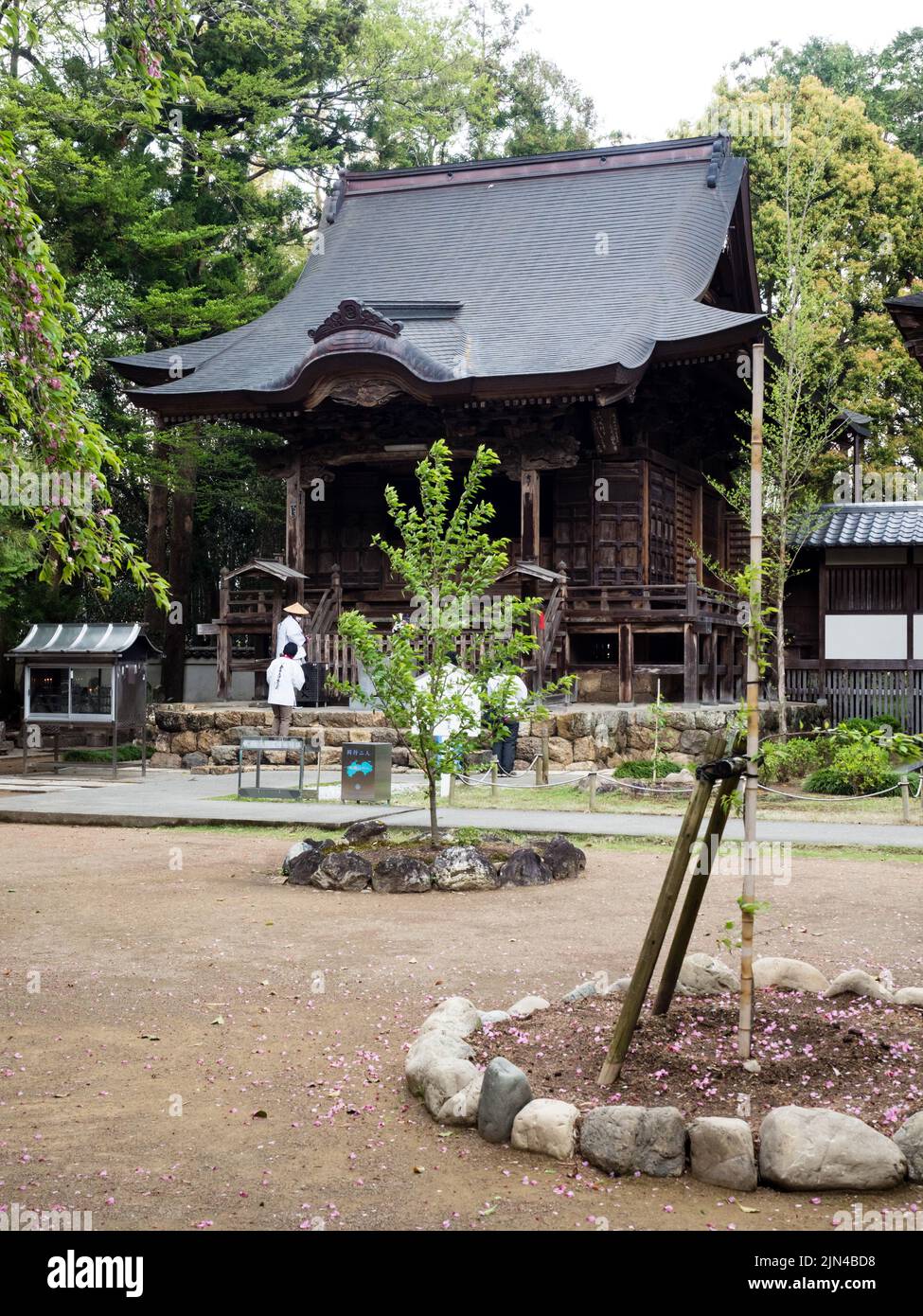 Nankoku, Kochi prefecture, Japan - April 6, 2018: On the grounds of ...