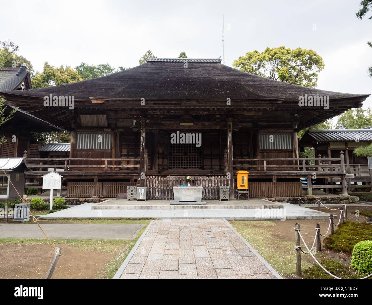 Nankoku, Kochi prefecture, Japan - April 6, 2018: Main hall of ...