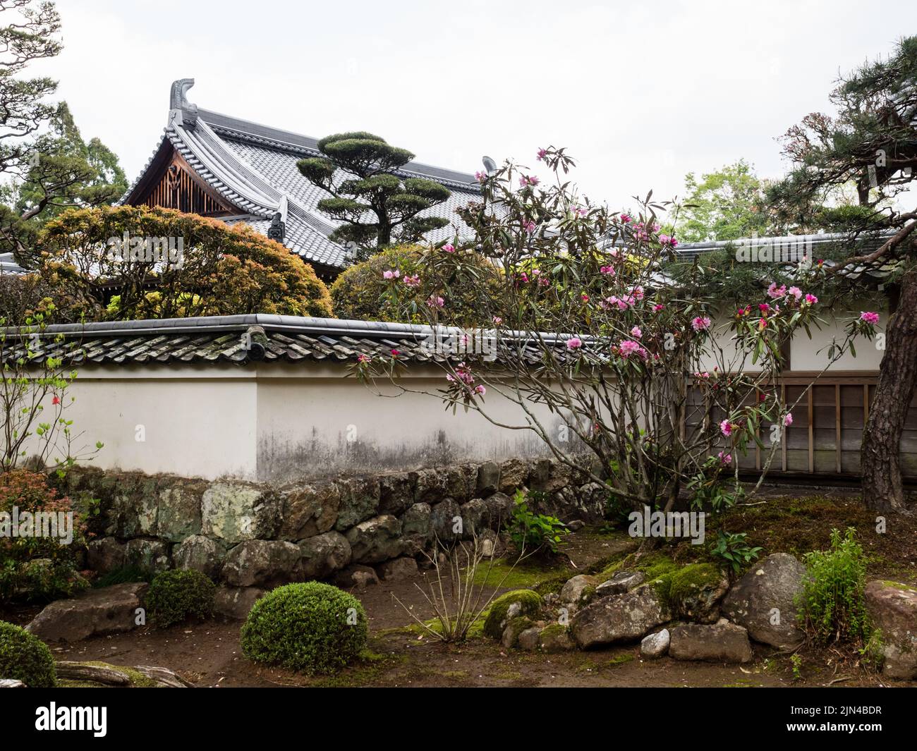 Nankoku, Kochi prefecture, Japan - April 6, 2018: On the grounds of ...