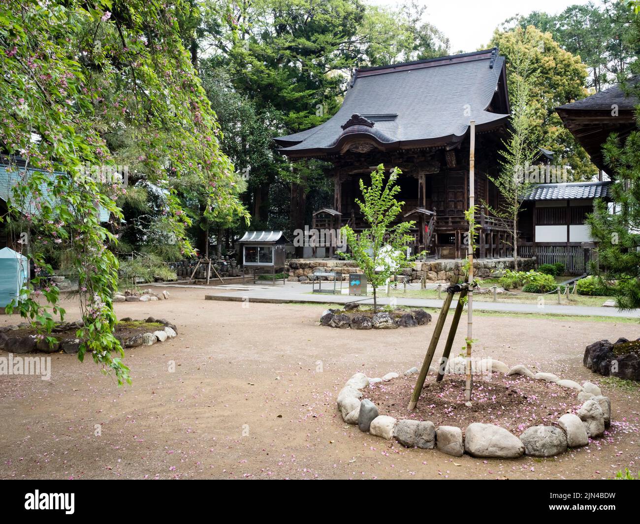 Nankoku, Kochi prefecture, Japan - April 6, 2018: On the grounds of ...