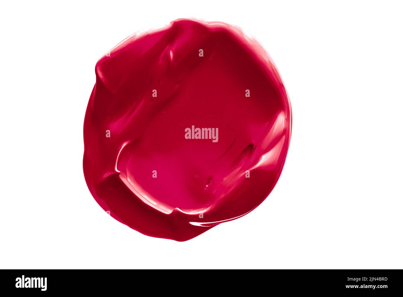 Red beauty swatch, skincare and makeup cosmetic product sample texture ...