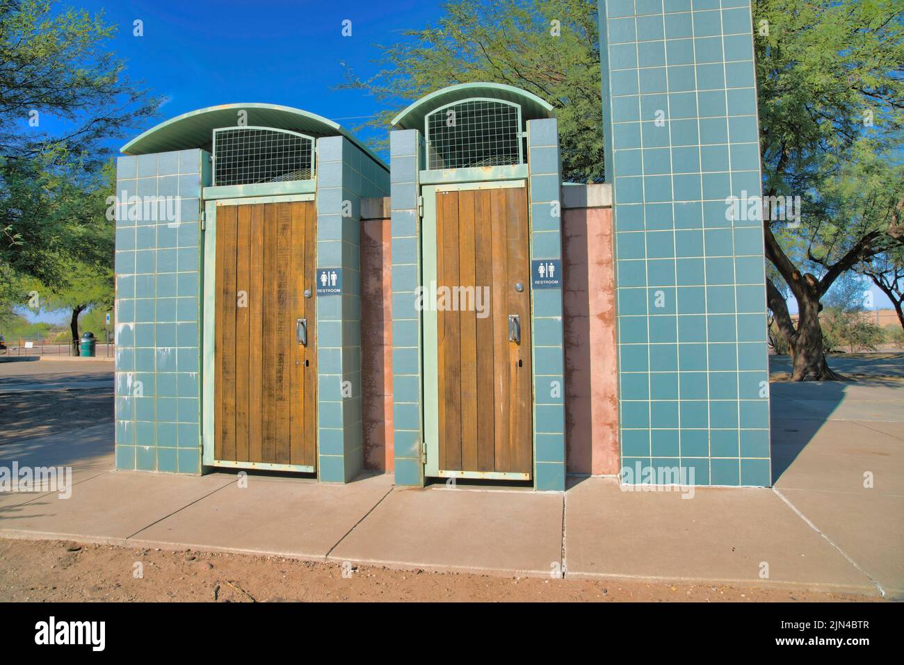 Public restrooms for both men and women at Sweetwater Wetlands in ...