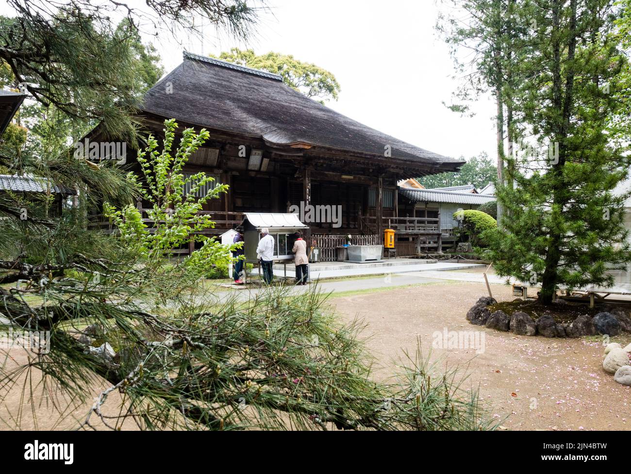 Nankoku, Kochi prefecture, Japan - April 6, 2018: Main hall of ...