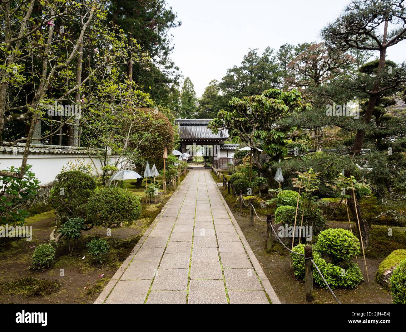 Nankoku, Kochi prefecture, Japan - April 6, 2018: On the grounds of ...