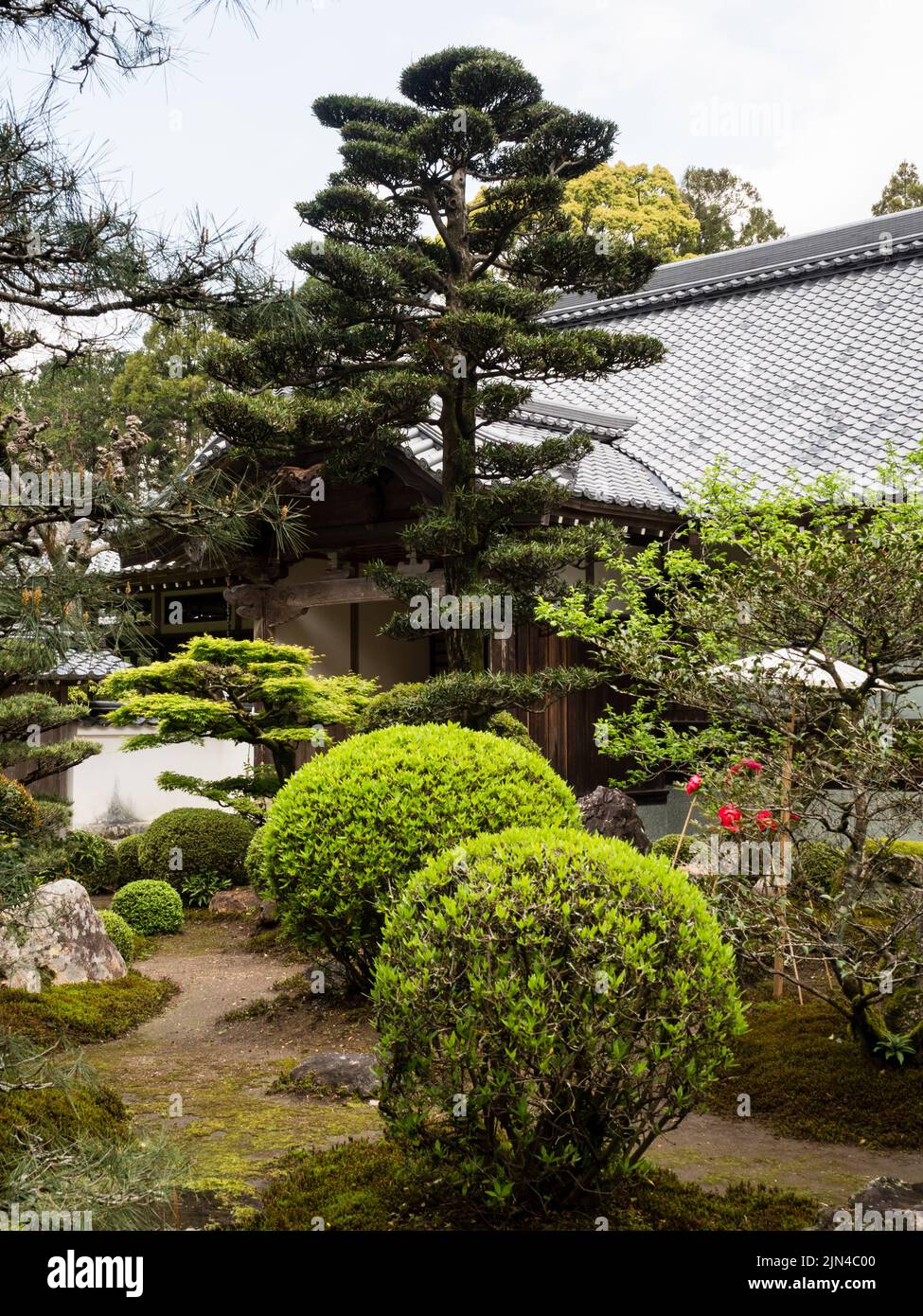Nankoku, Kochi prefecture, Japan - April 6, 2018: On the grounds of ...
