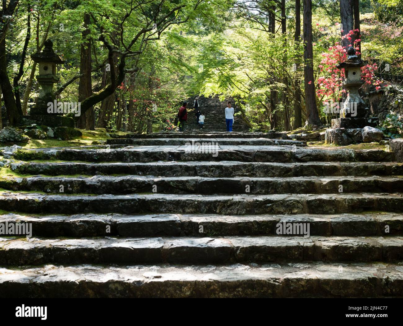 Kochi, Japan - April 6, 2018: On the grounds of Chikurinji, temple ...
