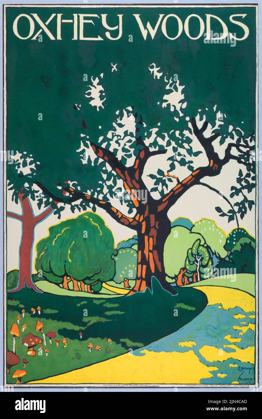 Vintage london underground poster hi-res stock photography and images ...