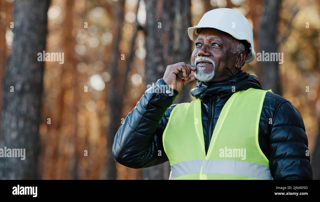 Elderly forestry engineer professional shares experience assesses ...