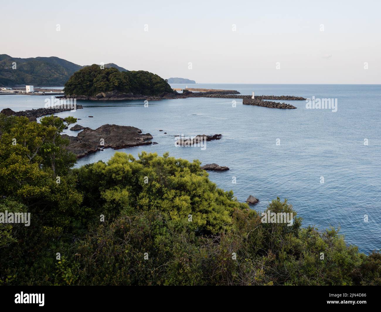 Coastal scenery at Tosa Seinan Great Park after sunset - Kuroshio ...