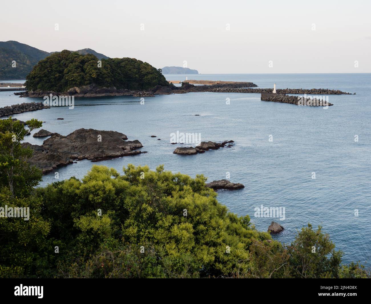 Coastal scenery at Tosa Seinan Great Park after sunset - Kuroshio ...