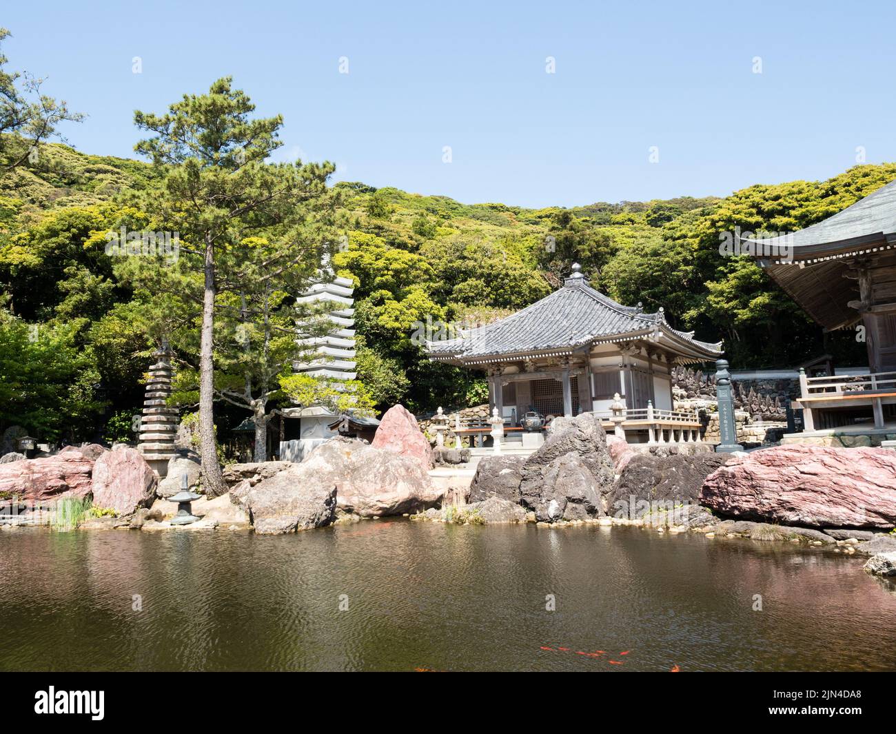 Tosashimizu, Japan - April 8, 2018: On the grounds of Kongofukuji ...