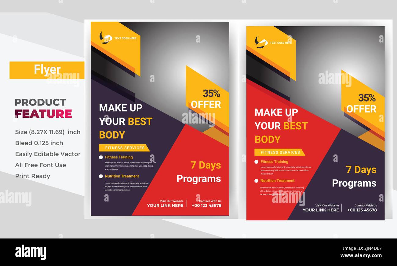 Virtual reality brochure template Stock Vector Images - Alamy