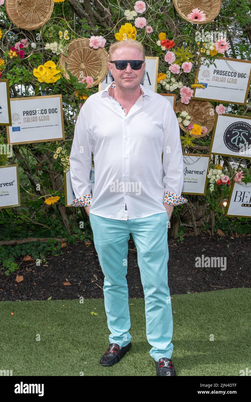 David Shusterman attends Bella Magazine's Annual Hamptons Cover Party ...