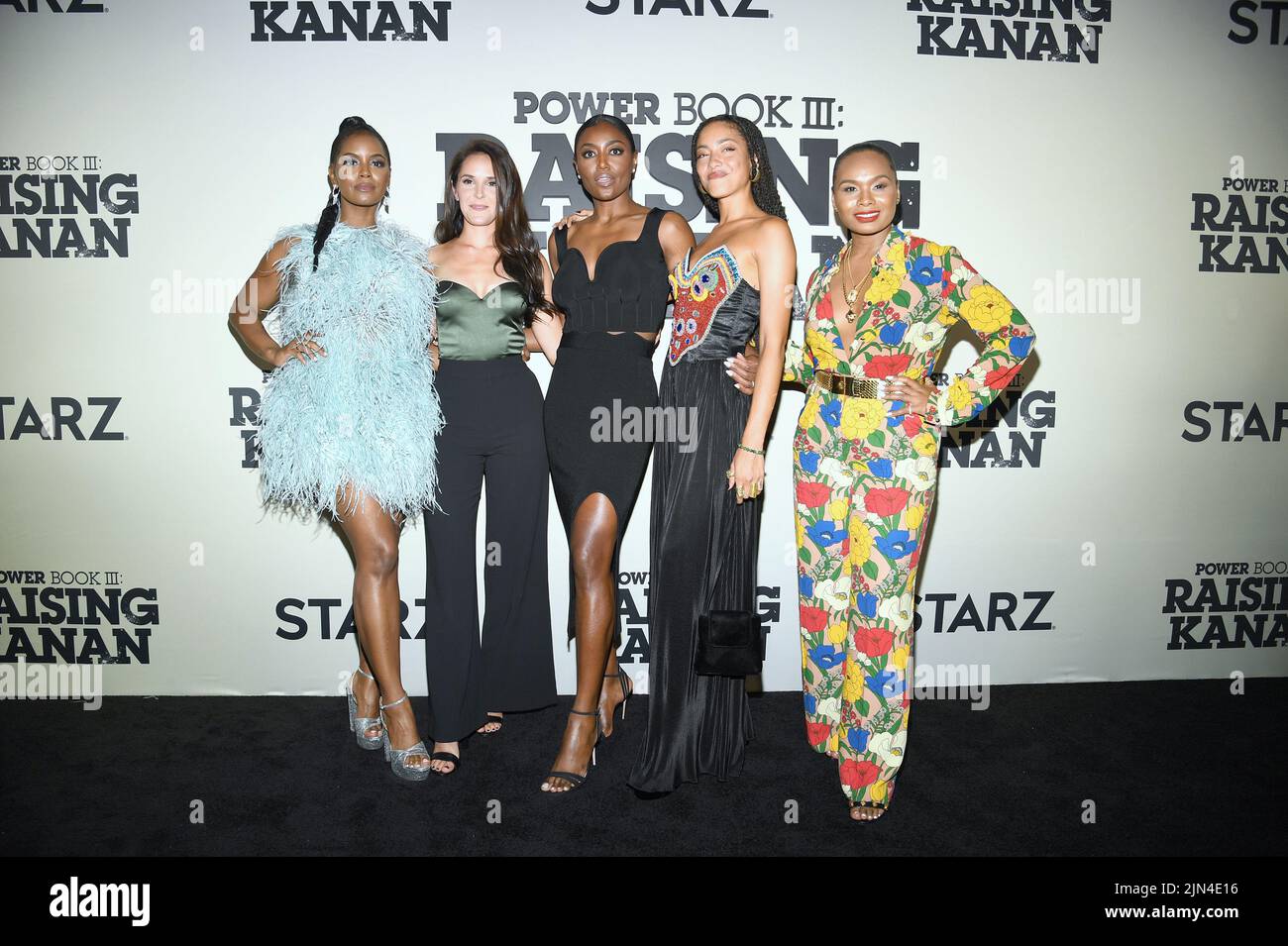 New York, USA. 08th Aug, 2022. (L-R) Krystal Joy Brown, Shanley Caswell ...