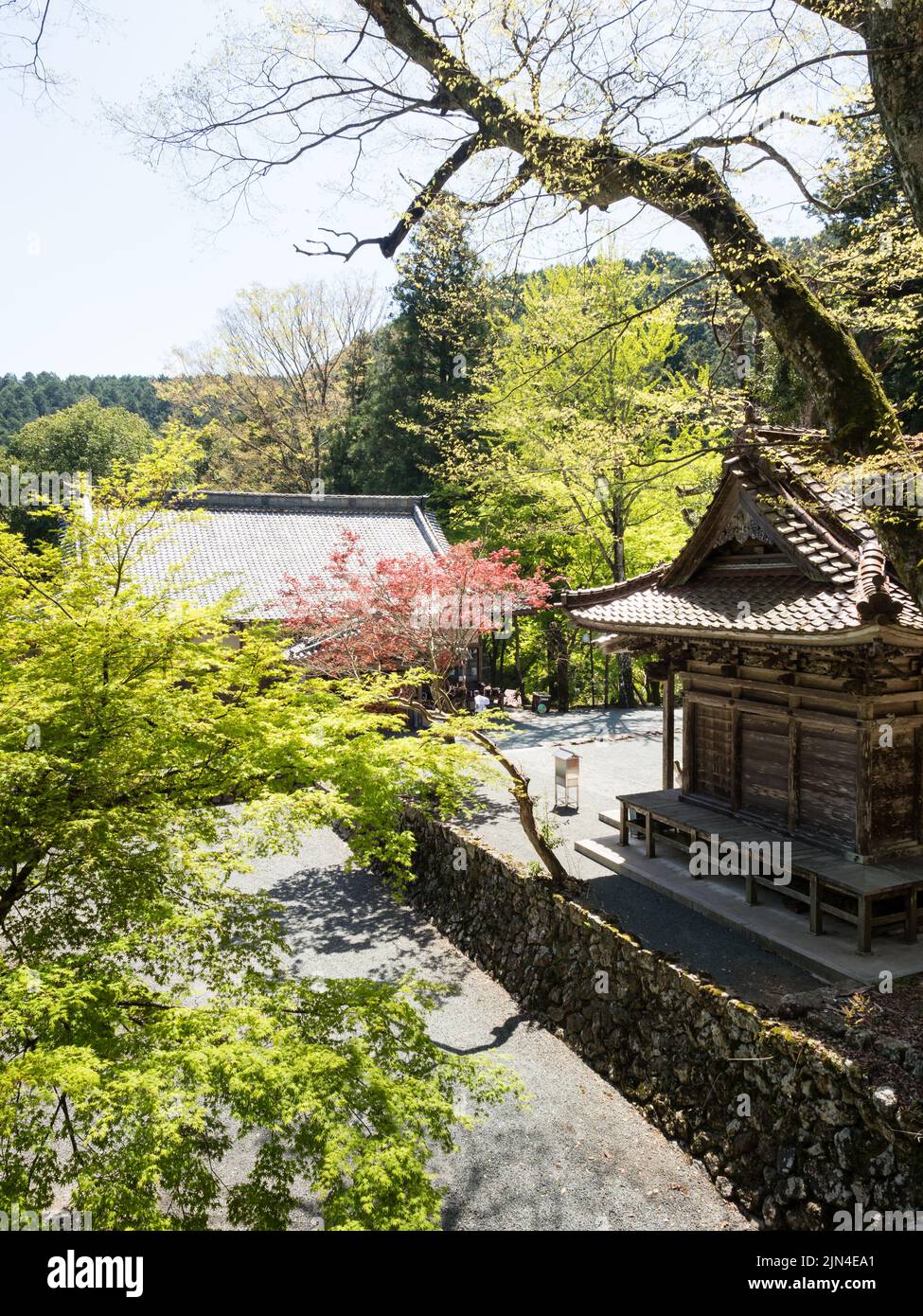 Seiyo, Ehime prefecture, Japan - April 9, 2018: Springtime at Meisekiji ...