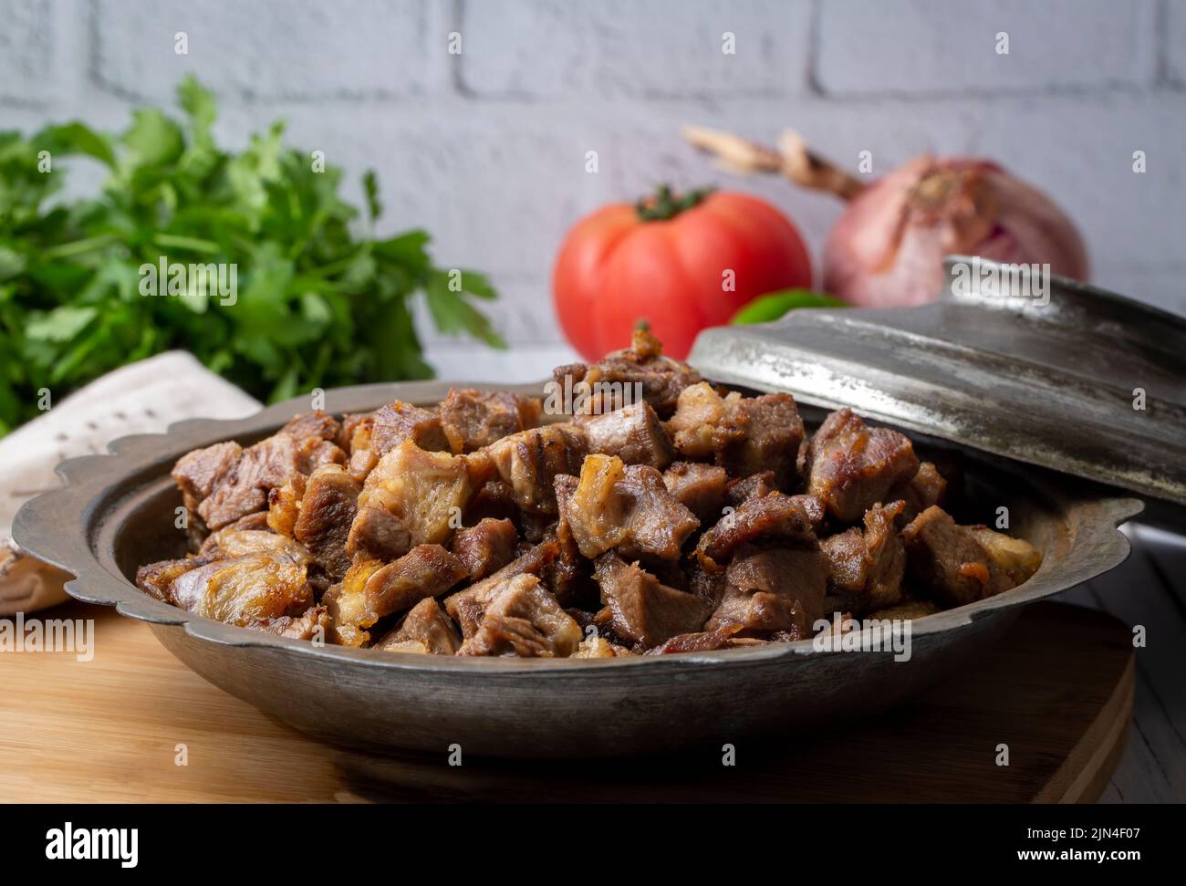 Muslims Traditional Sacrifice holiday food lamb, Turkish roasted meat ...