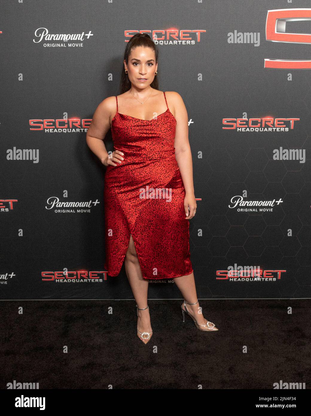 New York, USA. 08th Aug, 2022. Gina Naomi Baez attends premiere of Paramount movie Secret ...