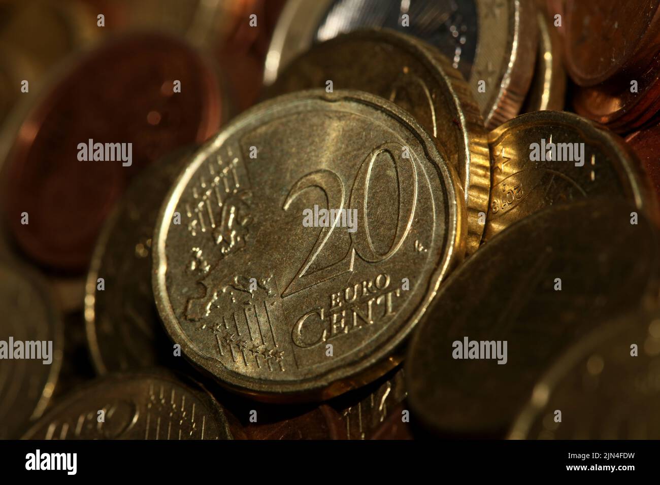 Euro coins close up background financial modern high quality big size ...