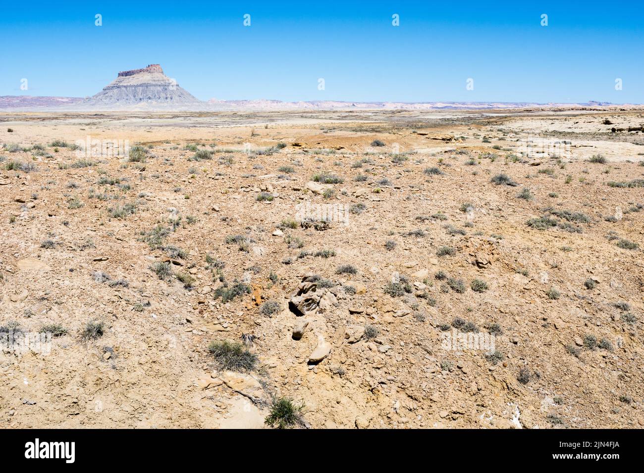 View of Factory Butt from state rout 24 in Utah, USA Stock Photo - Alamy