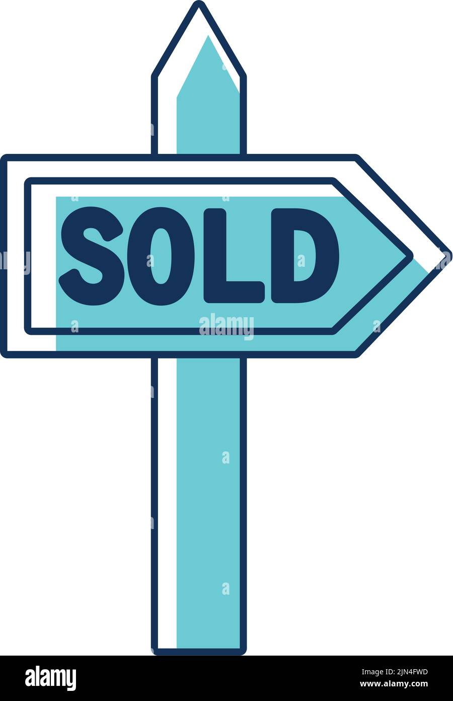 sold board design Stock Vector Image & Art - Alamy