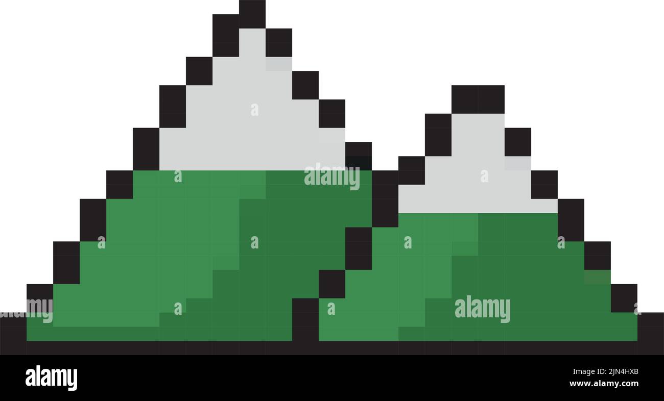 Panorama rocky mountain top Stock Vector Images - Alamy