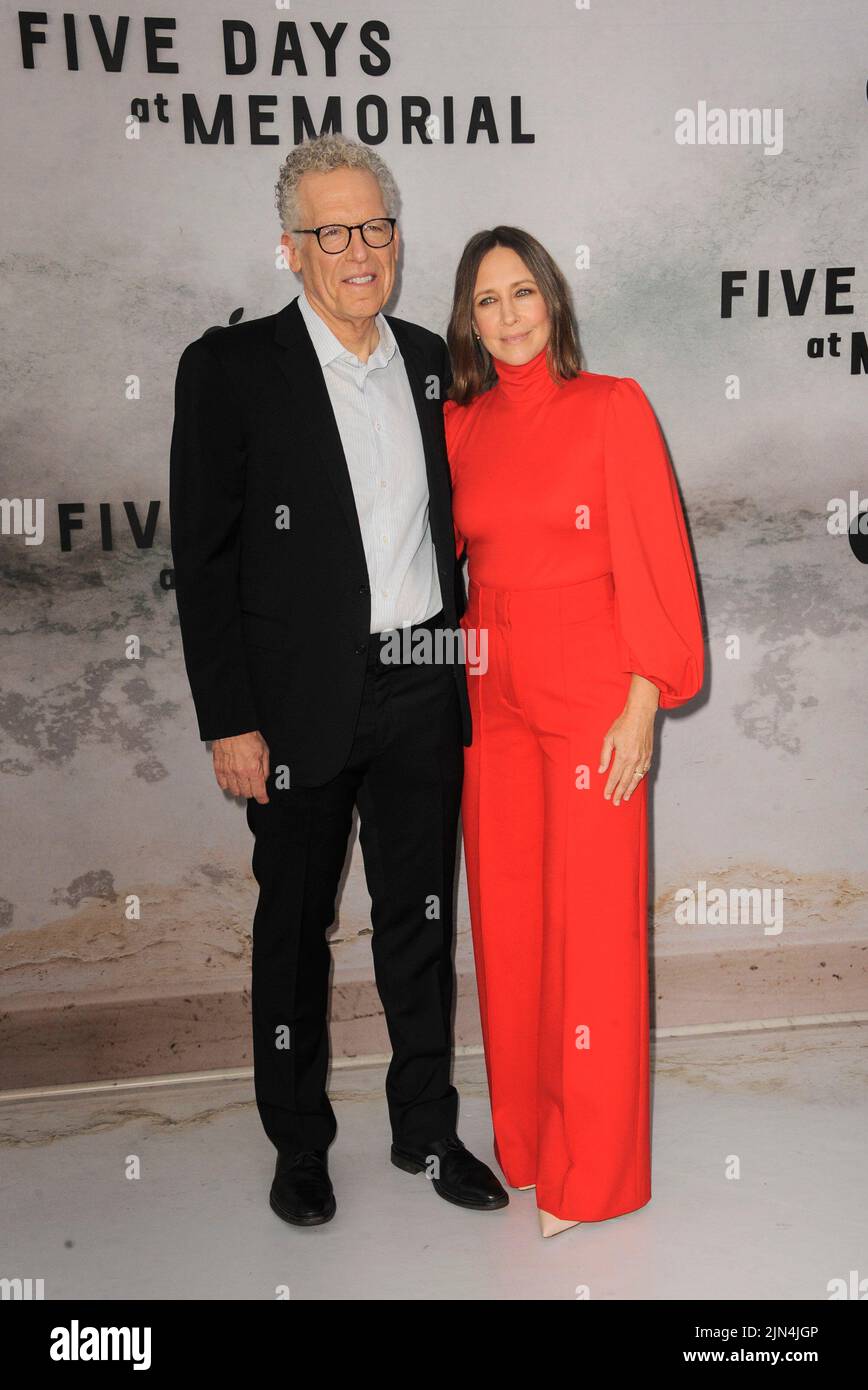 Los Angeles, CA. 8th Aug, 2022. Carlton Cuse, Vera Farmiga at arrivals ...