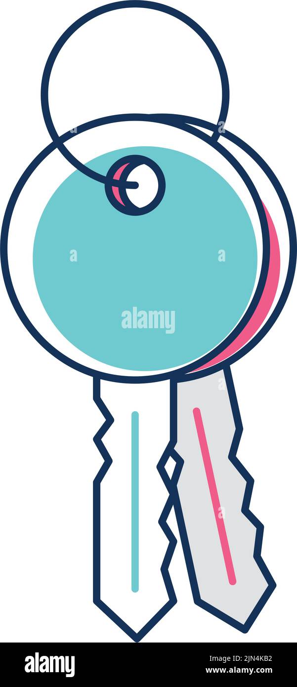 colored keys design Stock Vector Image & Art - Alamy