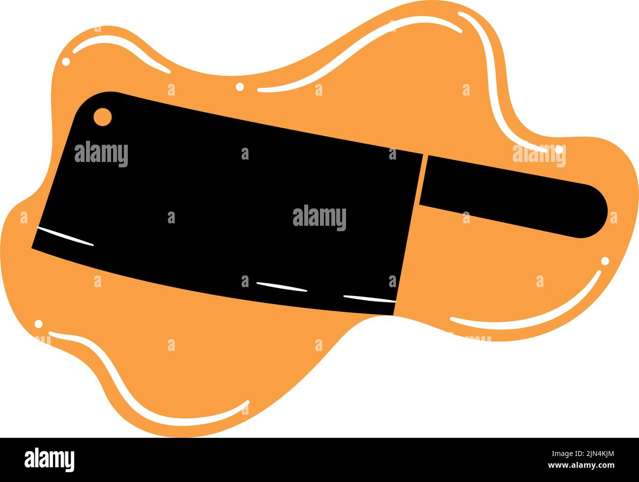 Butchers knives Stock Vector Images - Alamy