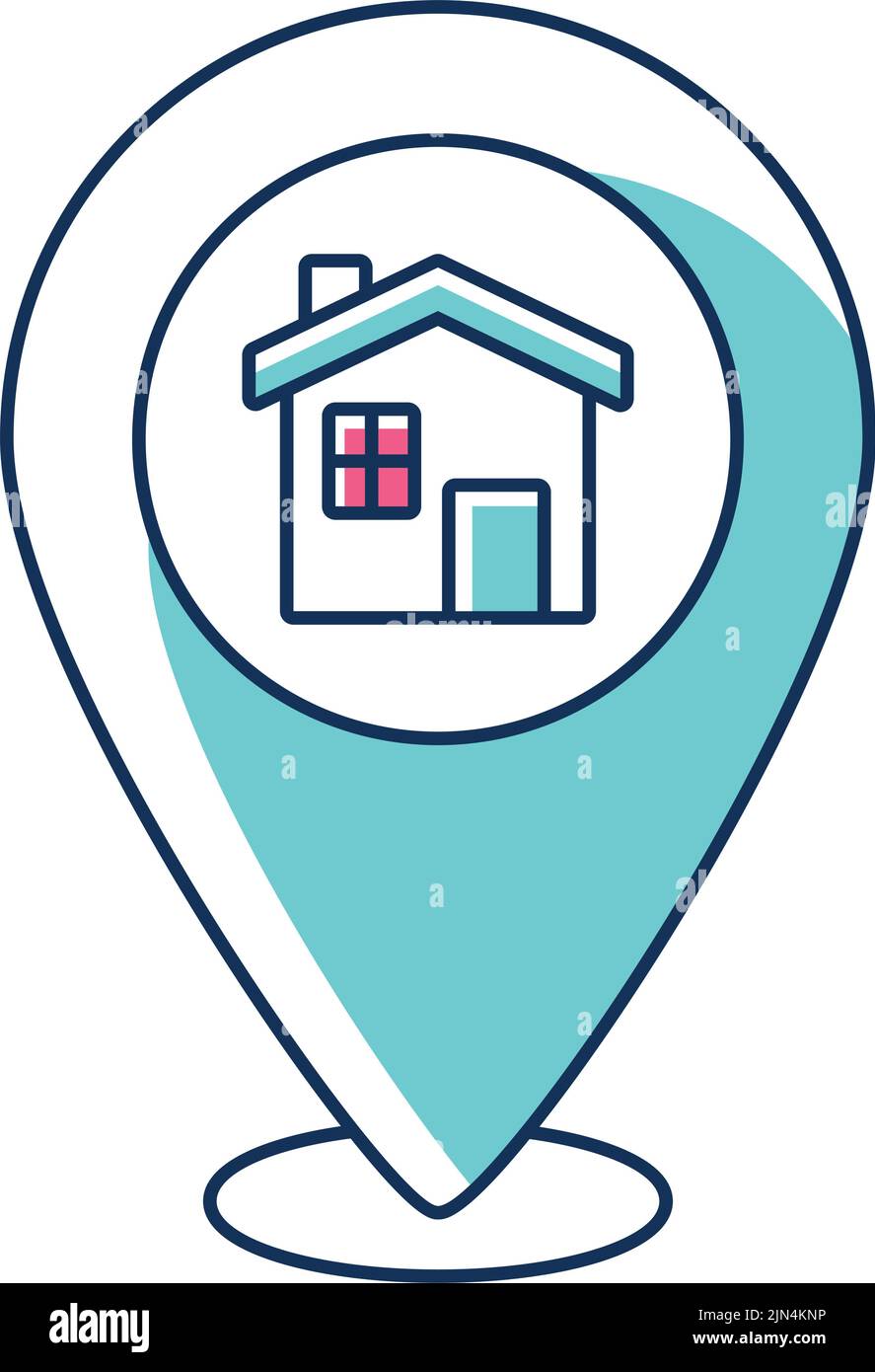 blue location pin Stock Vector Image & Art - Alamy