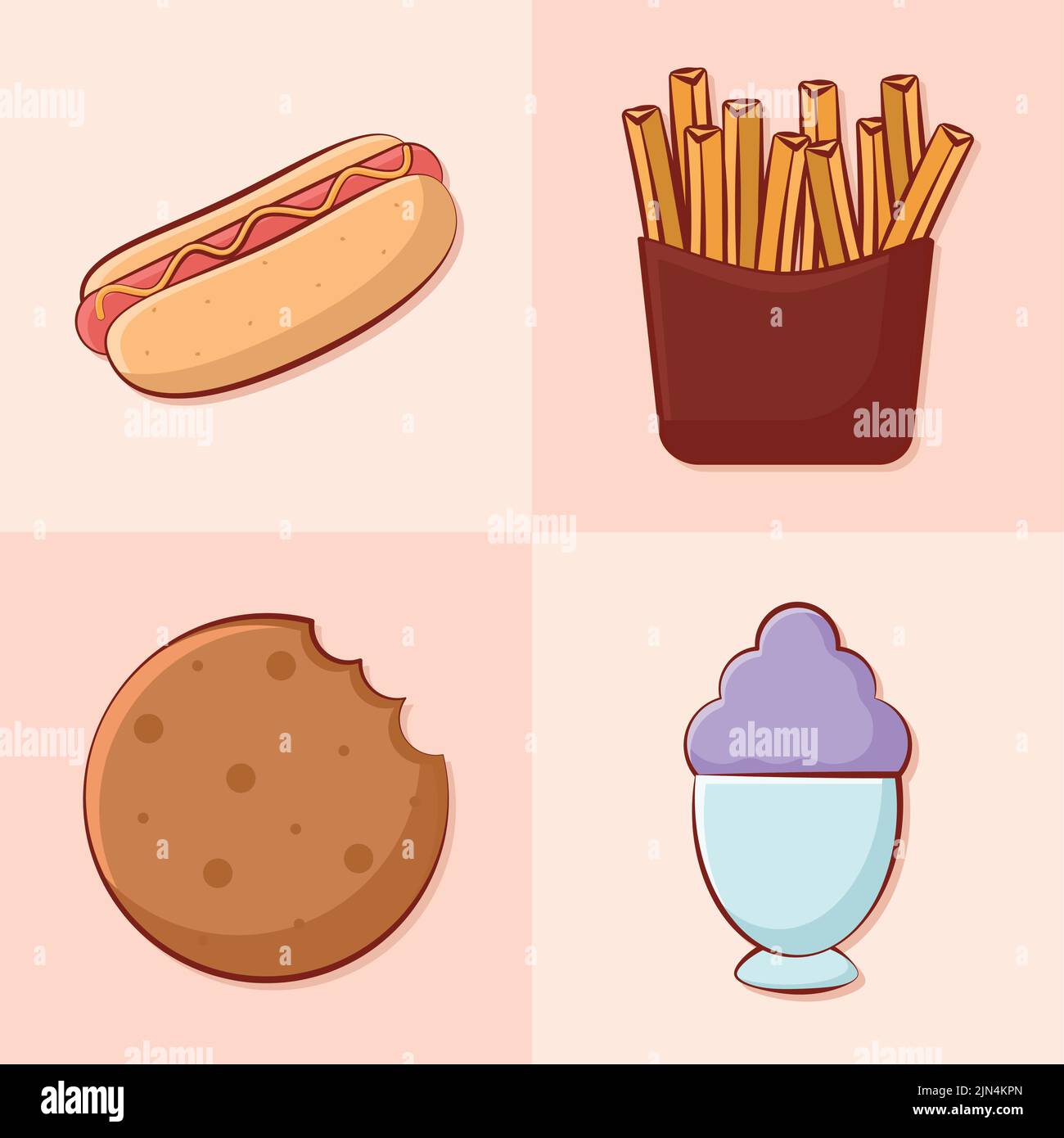 Chocolate milkshake and fries hi-res stock photography and images - Alamy