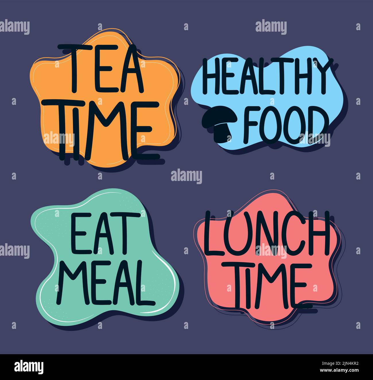 food banners set Stock Vector Image & Art - Alamy