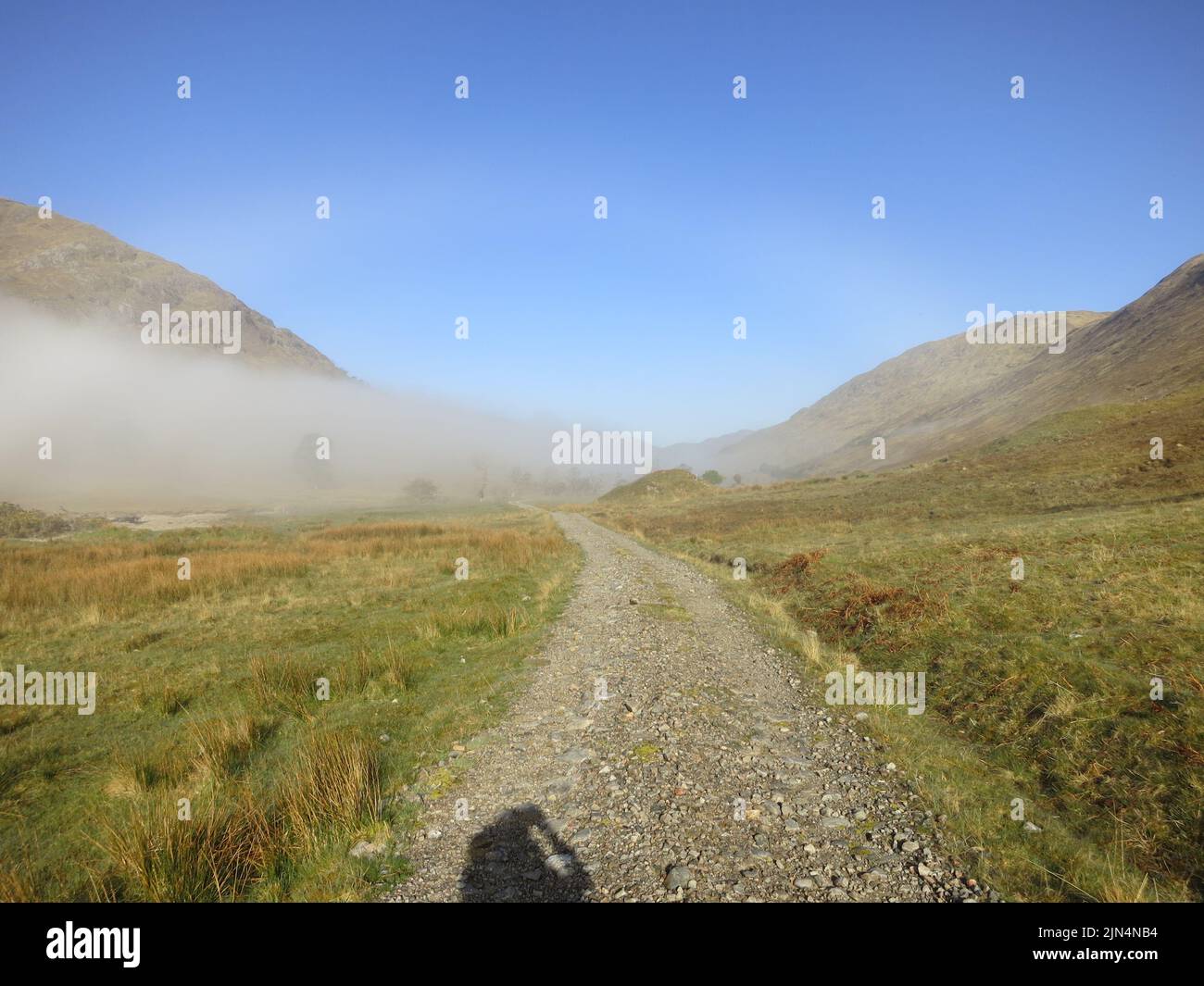 The Cape Wrath trail. Scottish Highlands. West coast of Scotland. UK ...
