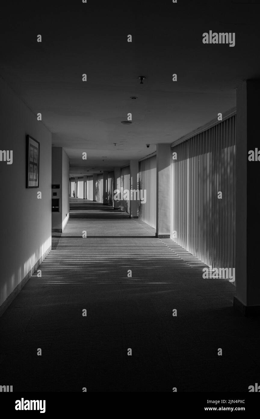 Shadow inside building Black and White Stock Photos & Images - Alamy