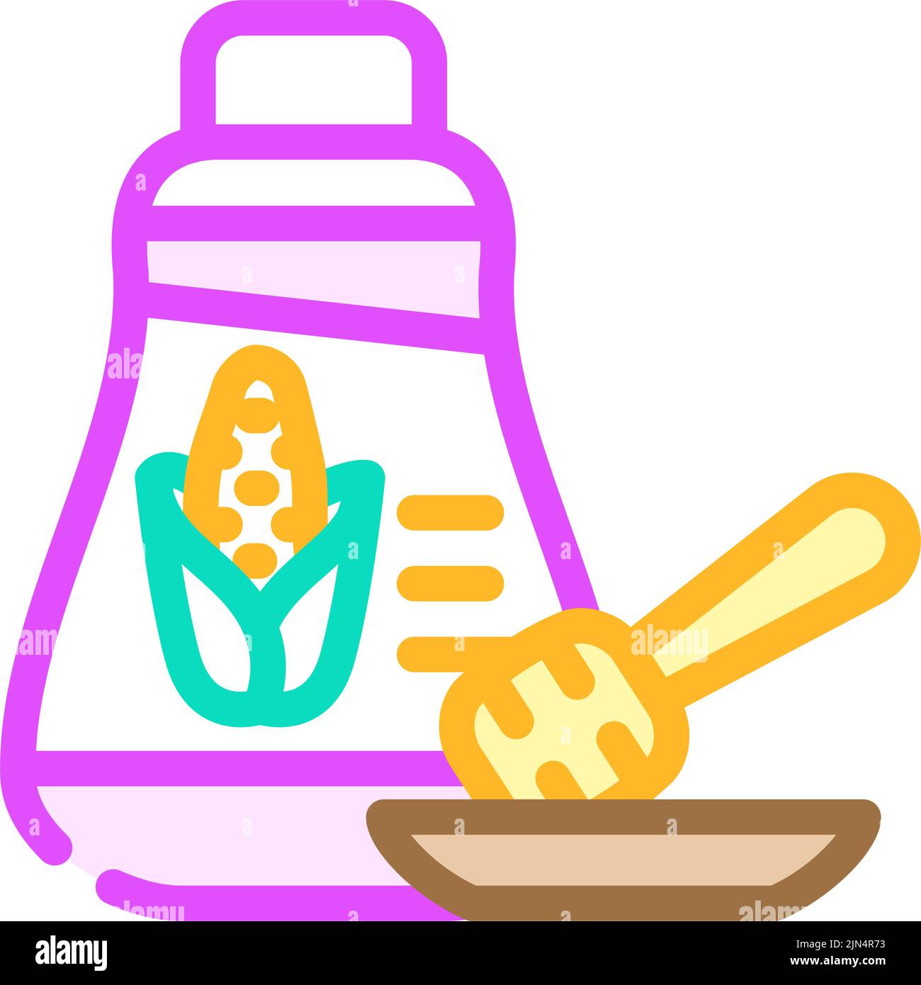 corn syrup color icon vector illustration Stock Vector Image & Art - Alamy