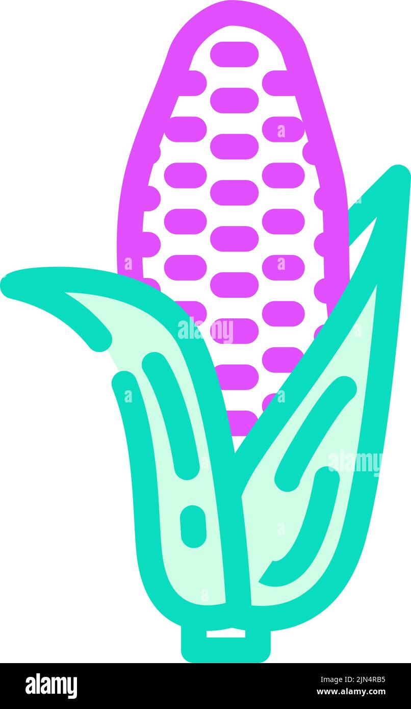 purple corn color icon vector illustration Stock Vector Image & Art - Alamy