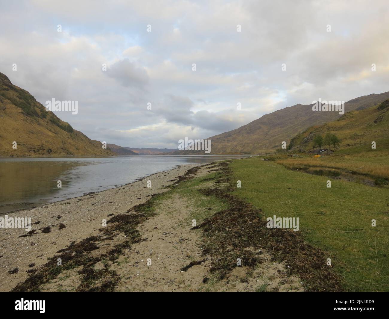 The Cape Wrath trail. Scottish Highlands. West coast of Scotland. UK ...
