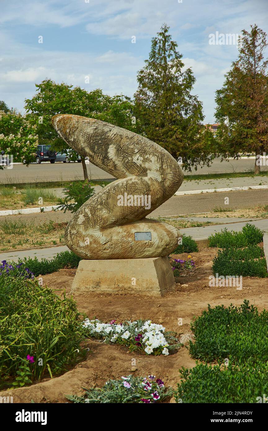 Elista, Russia, Chess City.Monument Stock Photo - Alamy
