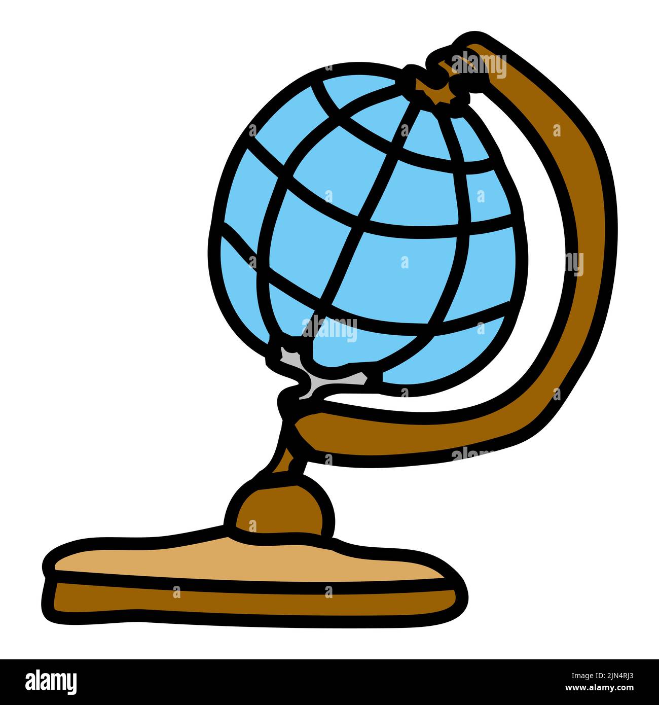 Globe icon symbol sign, hand drawing doodle Stock Vector Image & Art ...