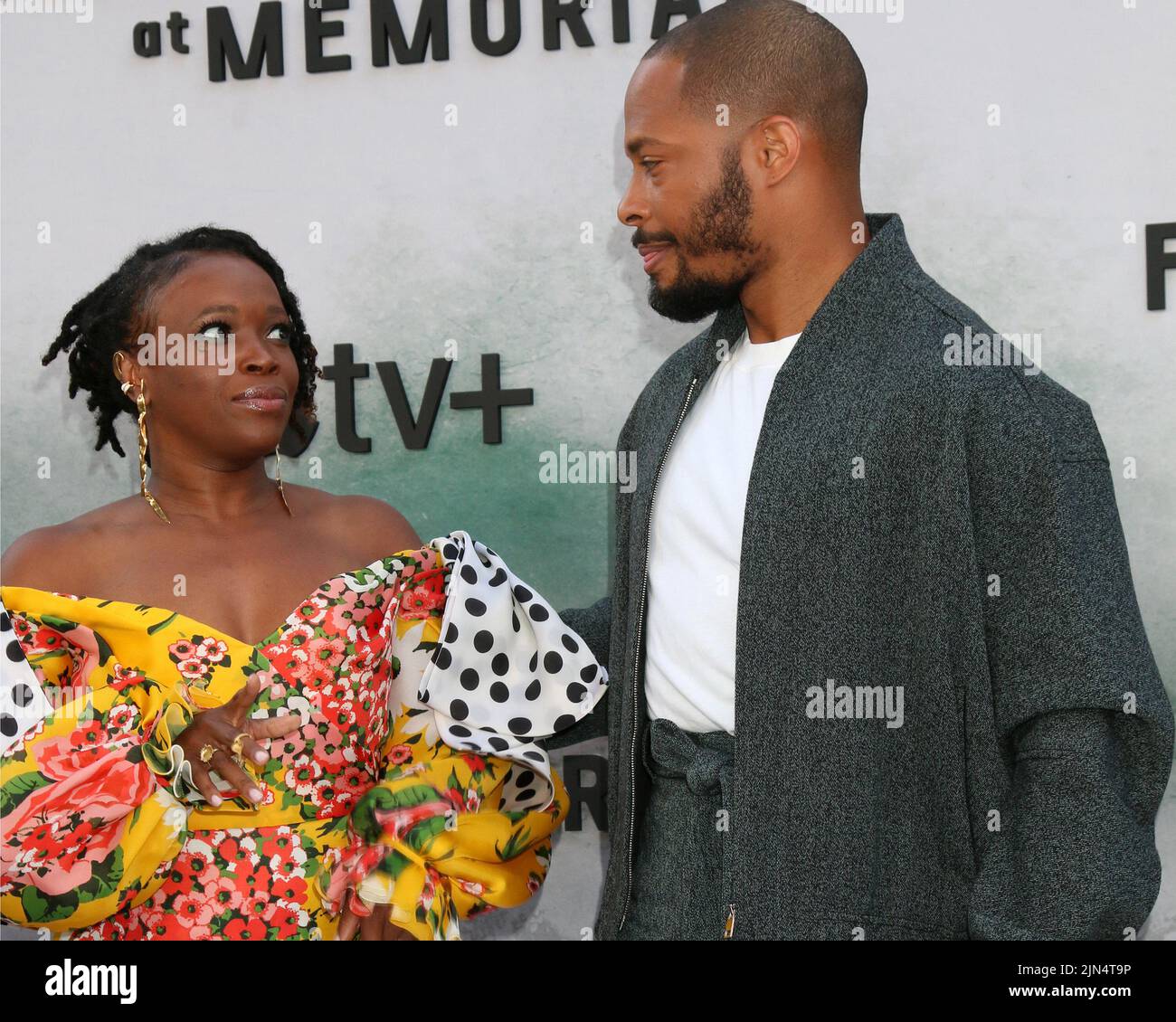 LOS ANGELES - AUG 8: Stephanie Lilly Smith, Cornelius Smith Jr. at the ...
