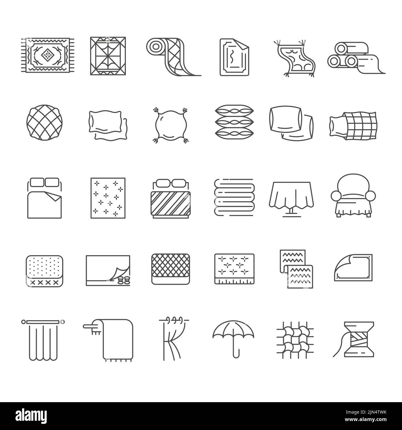 Textile and cloth, textures and materials variety Stock Vector Image ...