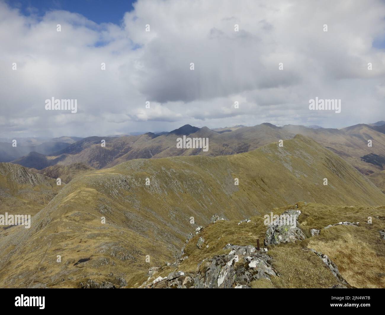 The Cape Wrath trail. Scottish Highlands. West coast of Scotland. UK ...