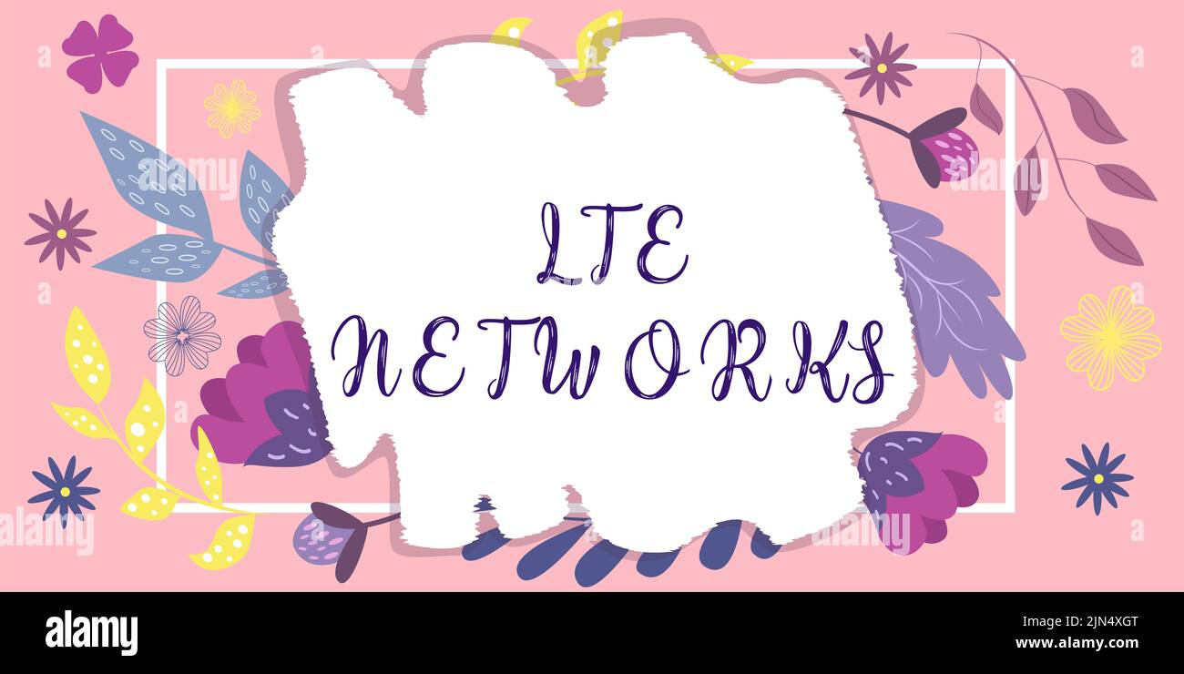 Conceptual Display Lte Networks Conceptual Photo Fastest Network Connection Available For