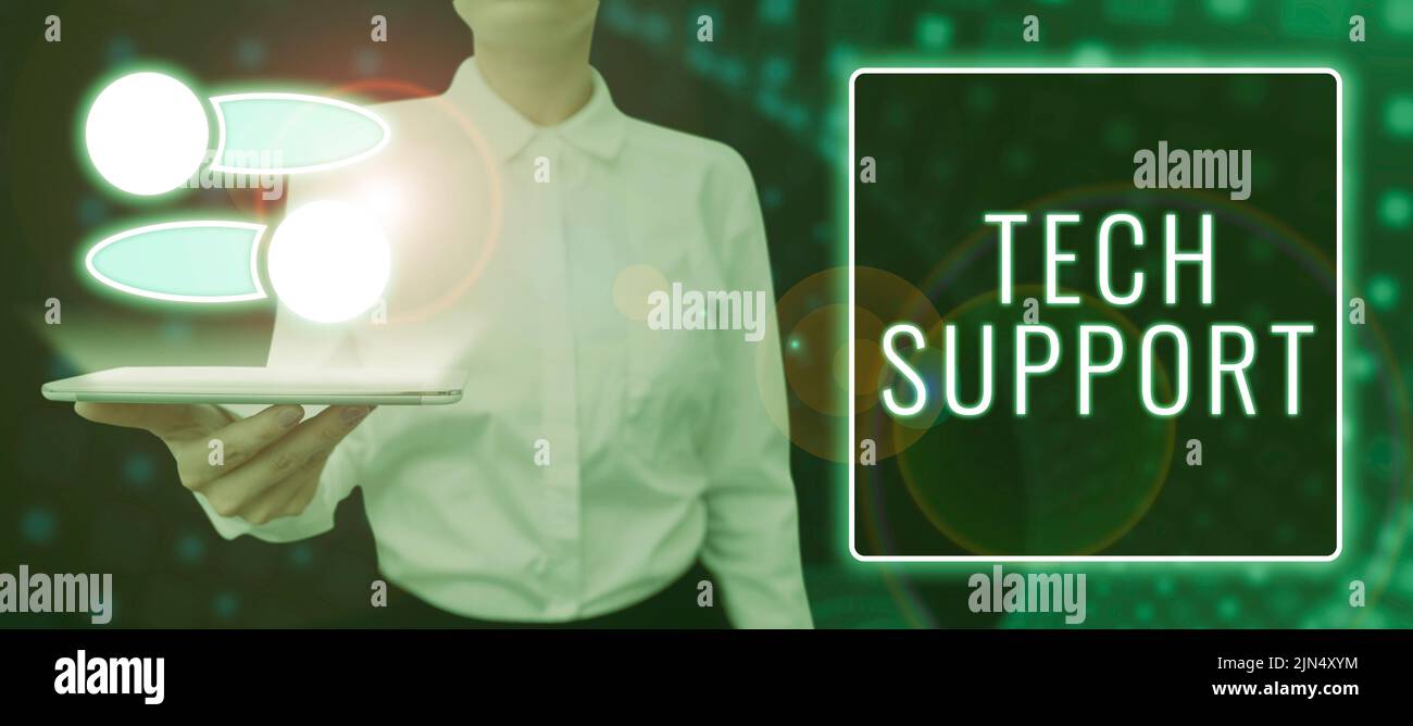 Conceptual caption Tech Support. Business approach Assisting ... Conceptual caption Tech Support. Business approach Assisting ...