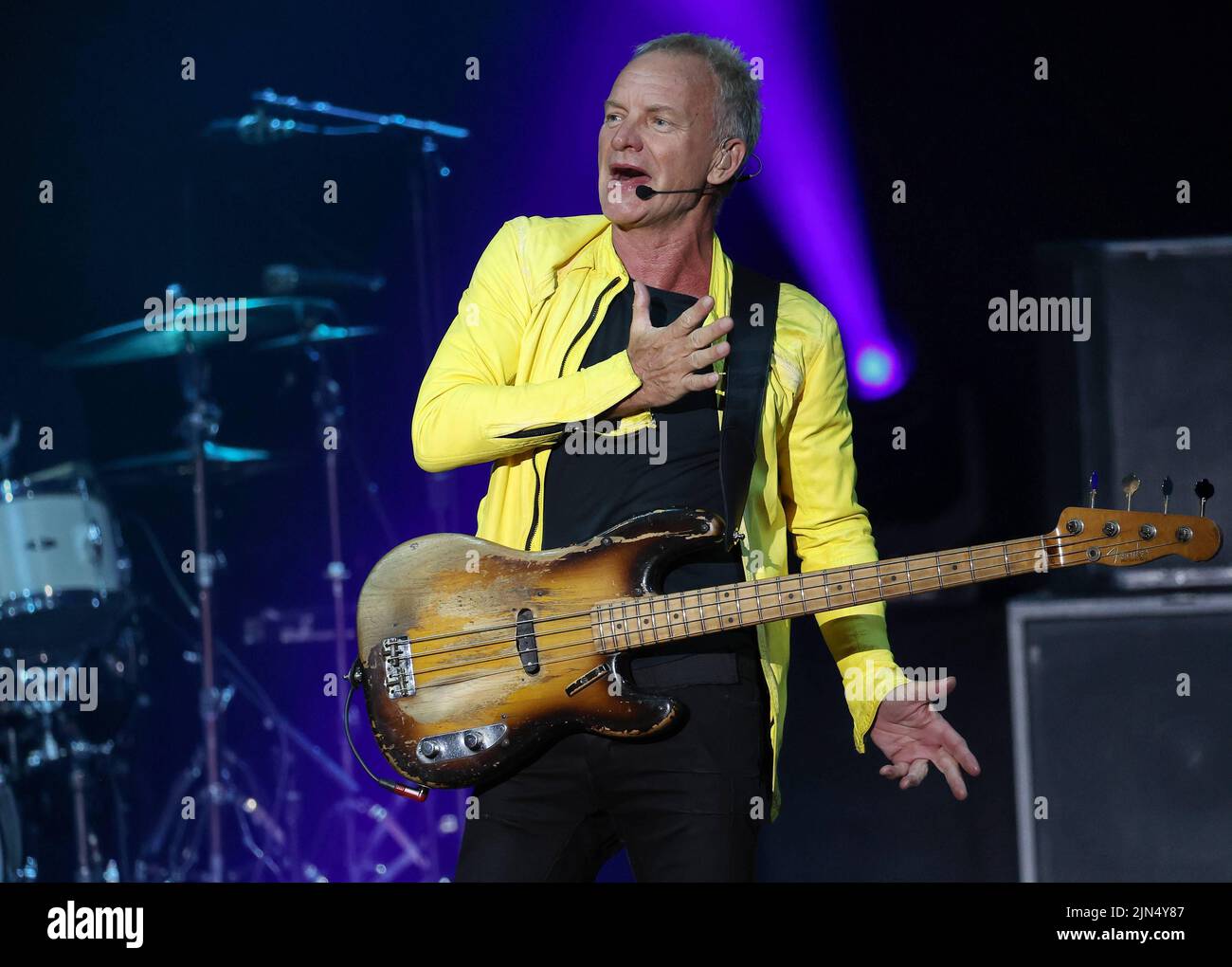 Cap Roig, Spain. 09th Aug, 2022. Sting vuelve a conquistar al público ...