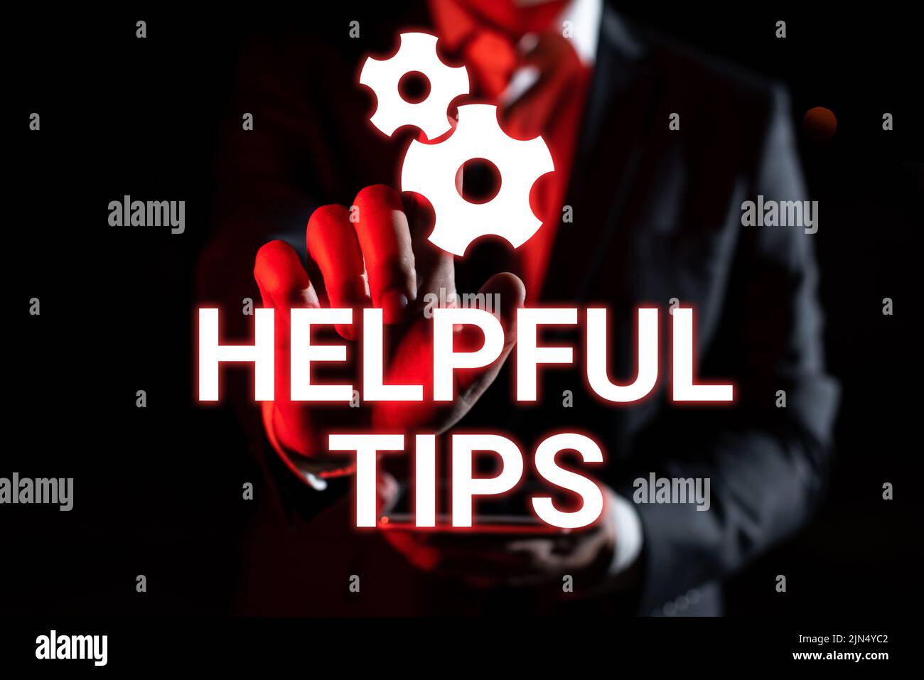 Sign displaying Helpful Tips. Business overview Useful secret ...