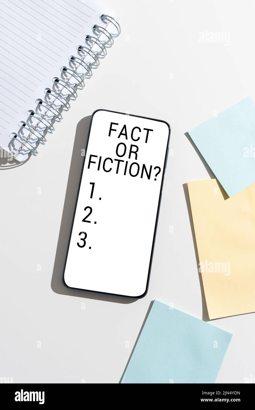 Handwriting text Fact Or Fiction. Business idea Is it true or is false ...