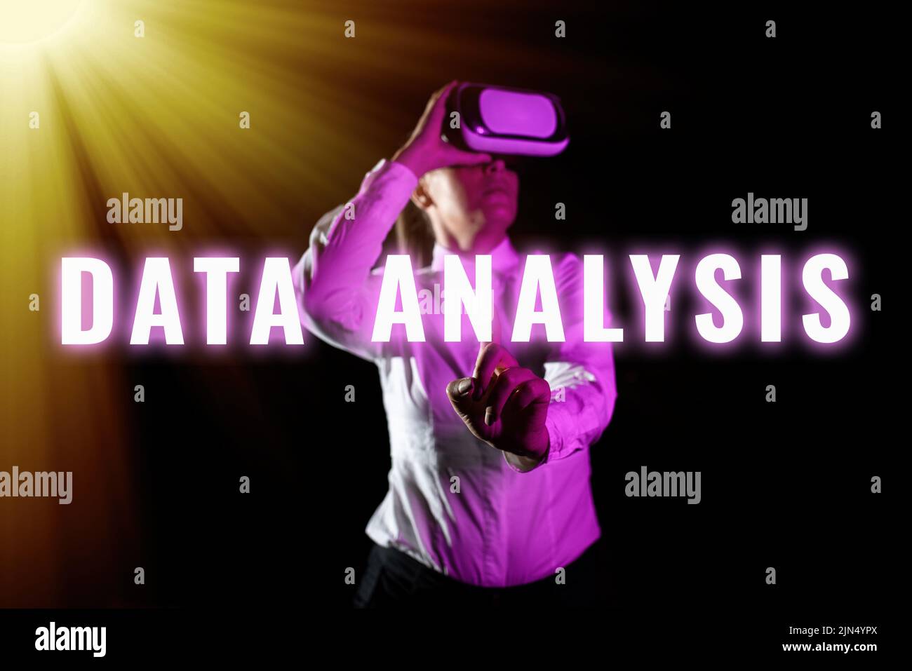 Writing Displaying Text Data Analysis Word Written On Translate