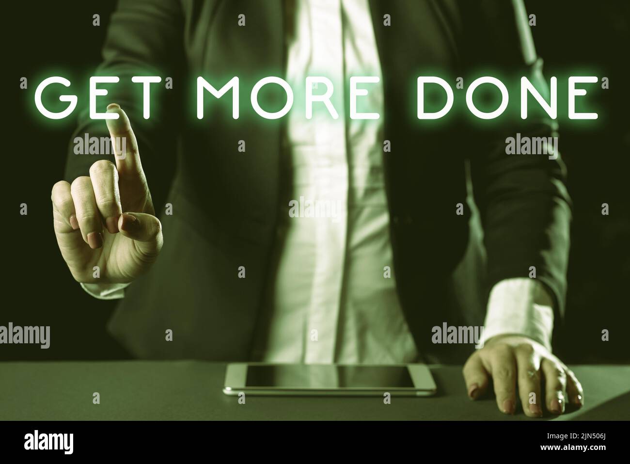 Text sign showing Get More Done. Word Written on Checklist Organized ...