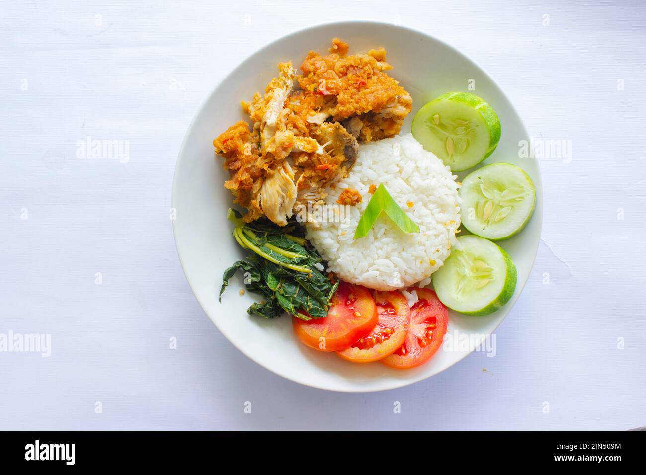 ayam geprek or chicken crush or chicken smashed is indonesian food made ...